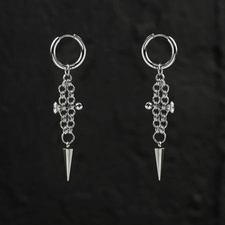Spike Matrix Earrings L – Kometa.Lab