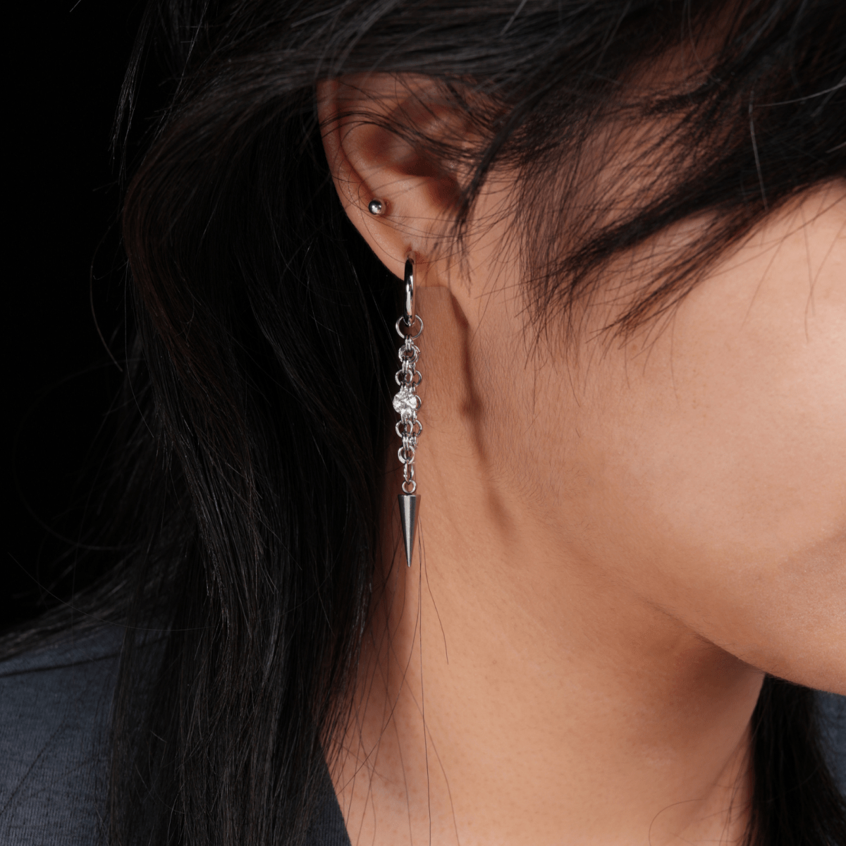 Spike Matrix Earrings L – Kometa.Lab